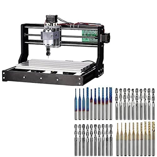 Genmitsu CNC 3018-PRO Router Kit Engraving Machine Plus Bits Review ...